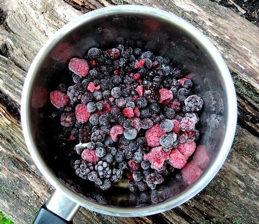 Glace aux fruits rouges - haustiersos
