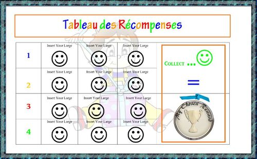 Exemple de Tableau des Recompenses - Photo de EXEMPLES DE RESSOURCES ... Exemple de Tableau des Recompenses - Photo de EXEMPLES DE RESSOURCES ...