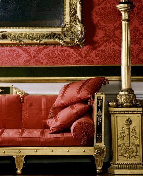 A detail of the Regency period drawing room Southill Park - Alain.R.Truong